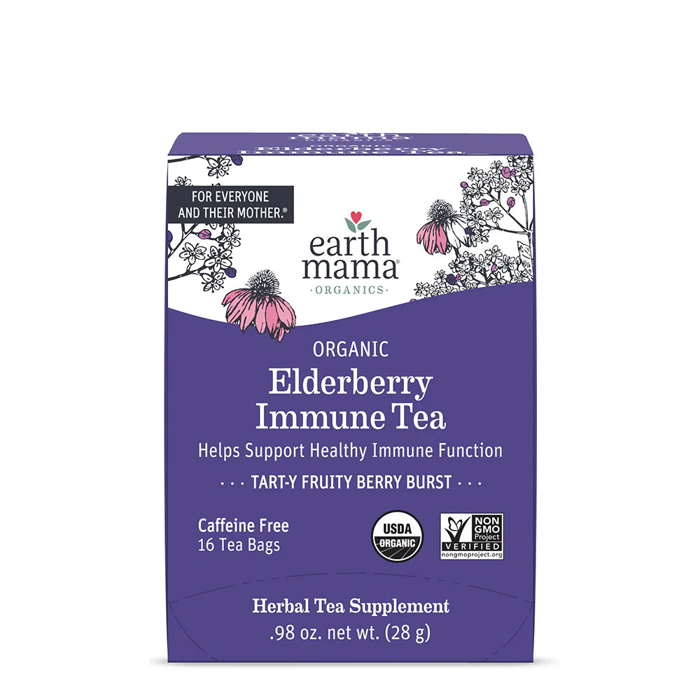 Earth Mama Organic Elderberry Immune Tea – Baby Grand