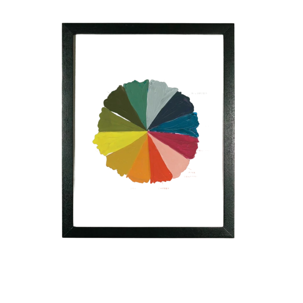 Color Wheel Art Framed Print – Baby Grand