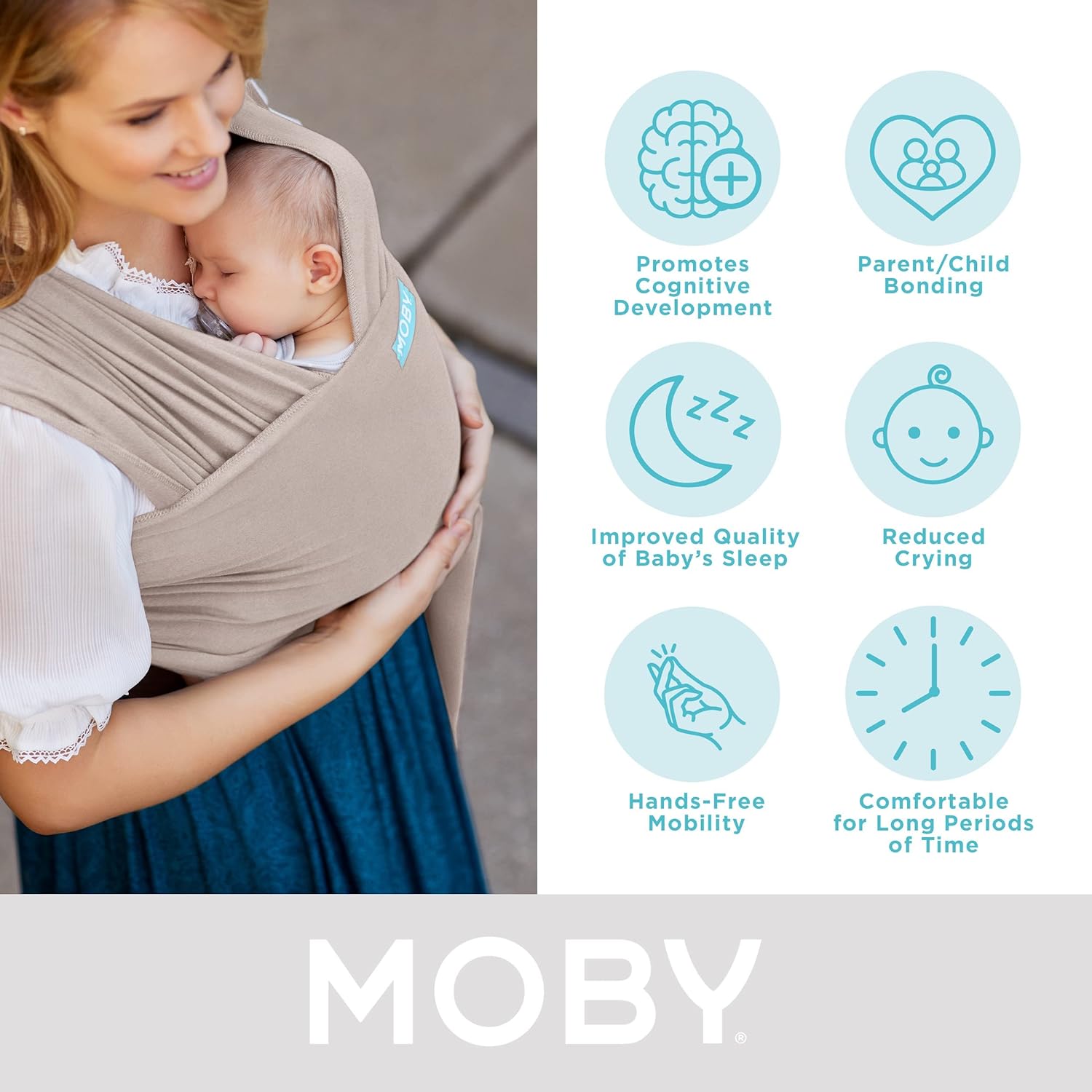 Moby Wrap Evolution Carrier – Baby Grand