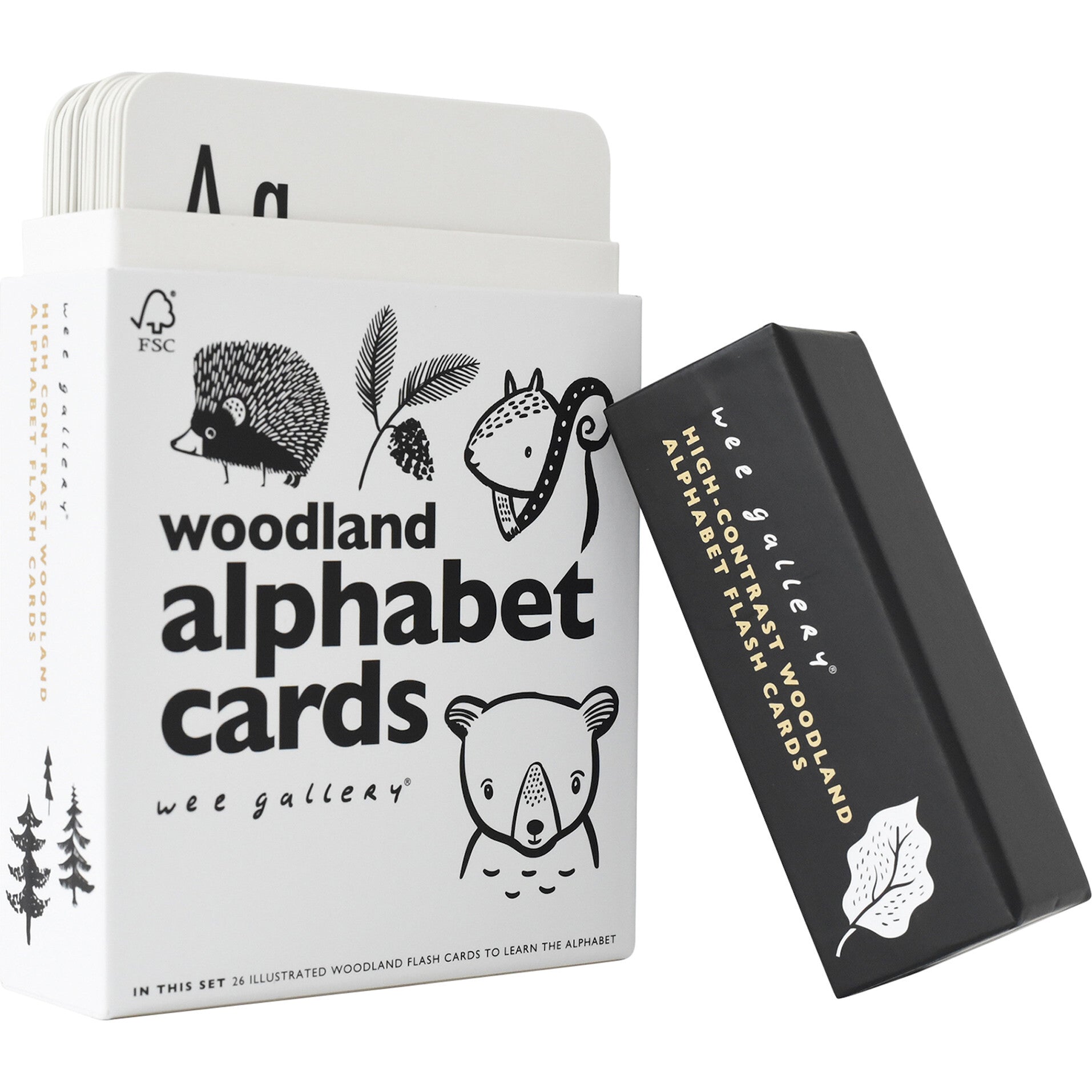 Wee Gallery Woodland Alphabet Cards – Baby Grand